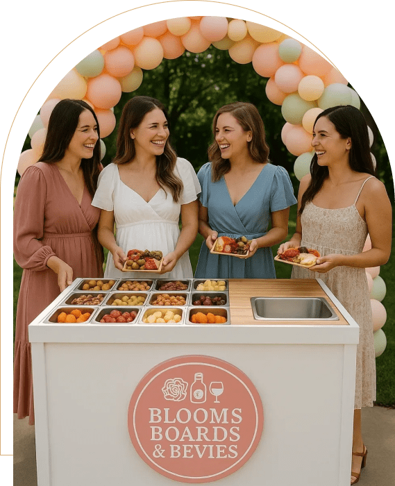 Curated Event Experiences | Blooms, Boards & Bevies